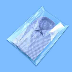 iMailer - 500 Pack - 12" x 15" Self Seal Clear Cellophane Bags- Resealable Plastic Poly Cello Bags for Clothing, T-Shirts, Pants