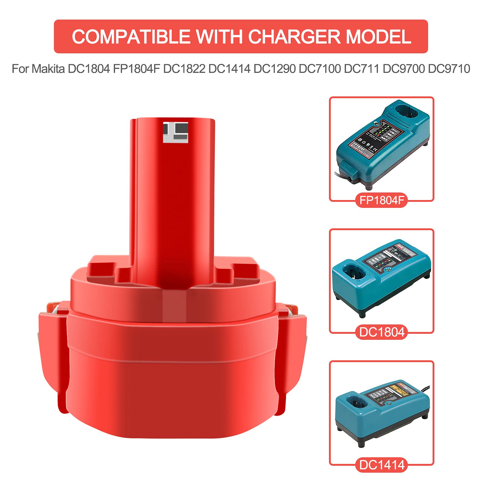 ADVTRONICS 2 Pack 12V 3500mAh Replacement Battery Compatible with Makita 12V Battery 1220 1222 1233 1200 1201 1234 1235 192598-2 PA12, 6213d 6217d 6227d 6313d