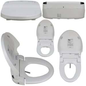 Cascade 3000 Bidet Seat (White, Elongated, Large Remote)