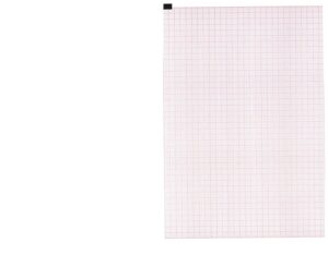 nihon kohden pa9100z ecg recording paper ekg printing chart red z-fold 1 pack