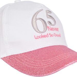 MEANT2TOBE 65th Birthday Gifts for Women, 65th Birthday Decorations for Women, 65th Birthday Baseball Cap,65 birthday Sash, 65th Birthday, 65th Birthday Party Supplies Gifts and Decorations