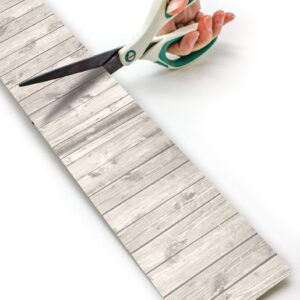 Teacher Created Resources White Wood Straight Rolled Border Trim - 50ft - Decorate Bulletin Boards, Walls, Desks, Windows, Doors, Lockers, Schools, Classrooms, Homeschool & Offices