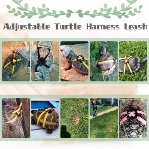 Bonaweite Turtle Leash Small Pets Turtle Leash and Harness Pet Tortoise Leash Walking Rope for Turtle Supplies Adjustable Control Rope for Outdoor Walking Training Blue