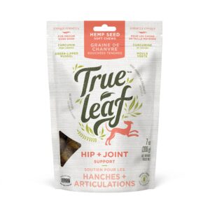 true leaf pet hemp hip + joint chews 200g (77003)