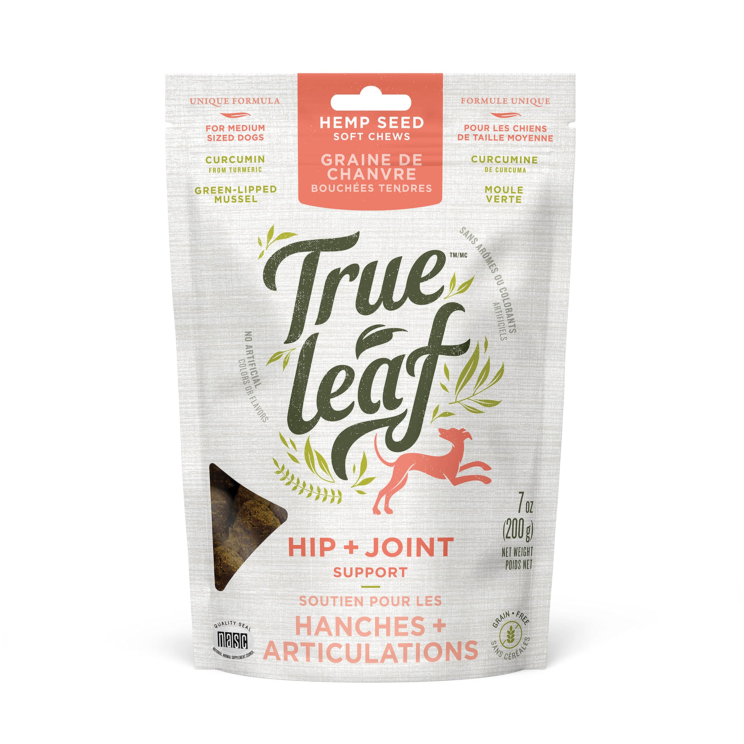 True Leaf Pet Hemp Hip + Joint Chews 200g (77003)