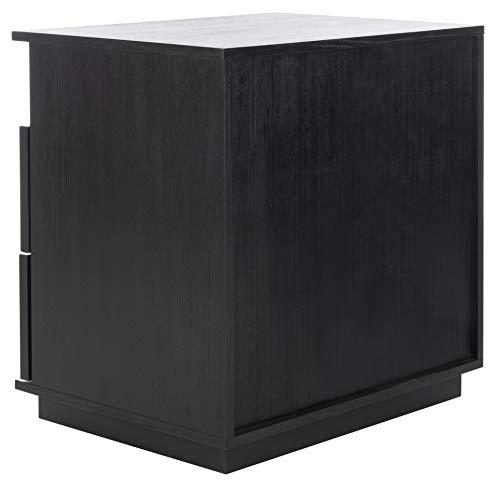 Safavieh Couture Home Patty Modern Black 2-drawer Nightstand