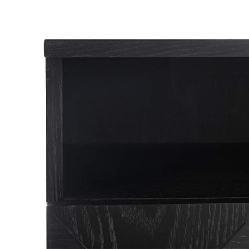 Safavieh Couture Home Patty Modern Black 2-drawer Nightstand