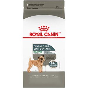 royal canin small dog dental care dry dog food, 17 lb bag