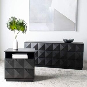 Safavieh Couture Home Patty Modern Black 2-drawer Nightstand