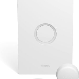 Philips Hue Wireless Smart Light Switch Button, White - 1 Pack - Portable and Battery Powered - Smart Home Control - Requires Hue Bridge - Easy, No-Wire Installation