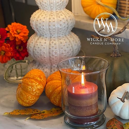 Wicks N More Pumpkin Perfect 3x6 Scented Pillar Candle