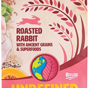 Unrefined Roasted Rabbit with Ancient Grains & Superfoods Dry Dog & Puppy Food, 4 lb.