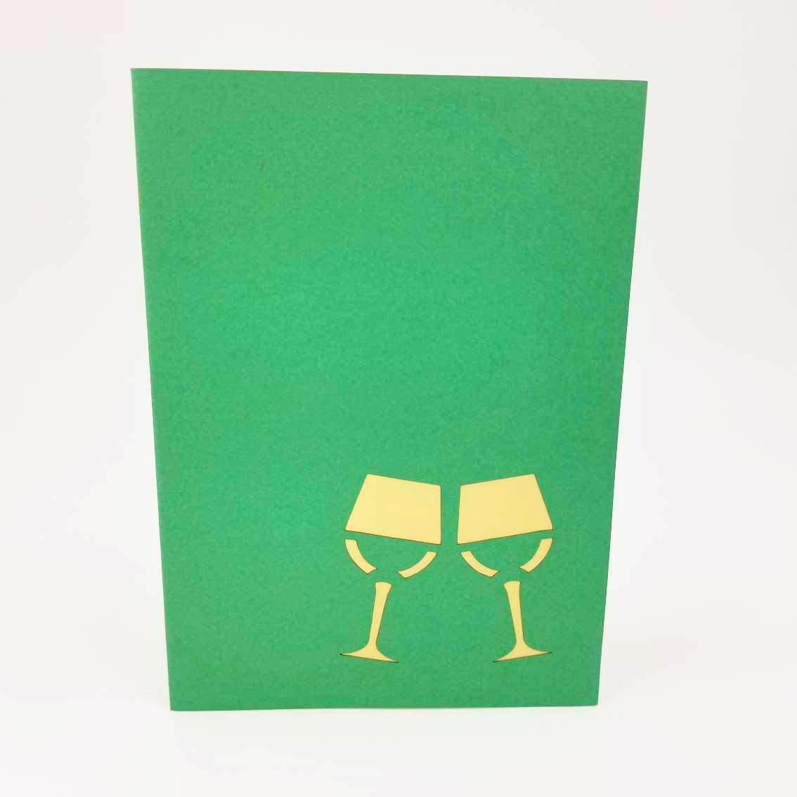 3D Wine Anniversary Card, Pop up Birthday Card, Valentines Day Card, Wedding 3D Card, Retirement, 3D Pop up Thank you Gift Card, Love Card, Congratulations,Celebration Greeting Card | Pop Card Express