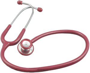 laja imports monitoring stethoscope, edition chestpiece, tube (maroon)