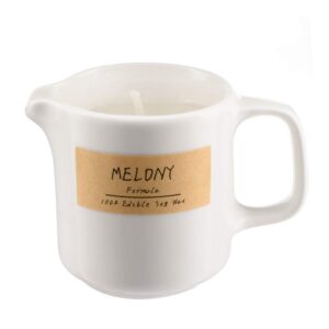 melony soy massage oil candle | horeysuckle galbanum | 2.82 oz / 80g | perfect intensive skin treatment candle | nourishing with almond oil, shea butter & cocoa butter | massage & moisturise