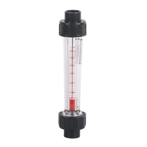 peak flow meter,tube type instantaneous liquid water flow meter, 60 600l h plastic tube liquid water rotameter lzs 15d flow meter