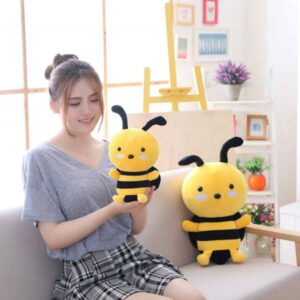 Cute rabbit Honeybee Plush Toy Stuffed Animal Toy Bee Plush Animal Doll Plush Pillow (8 inch)