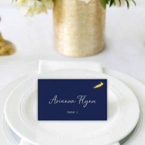 ARK Creation 50 Wedding Meal Stickers for Place Cards - Place Card Menu Choices - Wedding Meal Choice Stickers (Gold, Carrot)