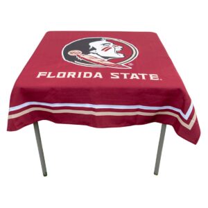 college flags & banners co. florida state fsu noles logo tablecloth or table overlay