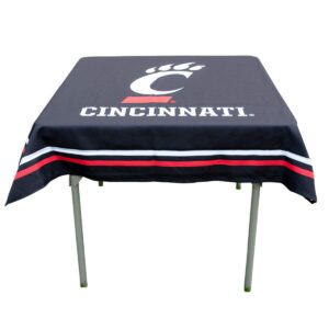 college flags & banners co. cincinnati bearcats logo tablecloth or table overlay