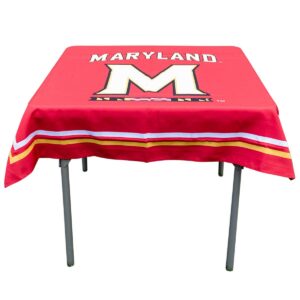 college flags & banners co. maryland terrapins logo tablecloth or table overlay