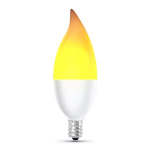 flame effect bpflame/c/led/2 led candelabra light bulb