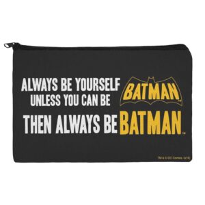 batman be batman pencil pen organizer zipper pouch case