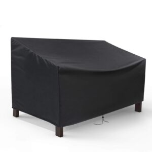 onlyme outdoor patio bench cover waterproof, 2 seater, loveseat, sofa, glider, furniture cover