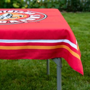 College Flags & Banners Co. Louisiana Lafayette Ragin Cajuns Logo Tablecloth or Table Overlay