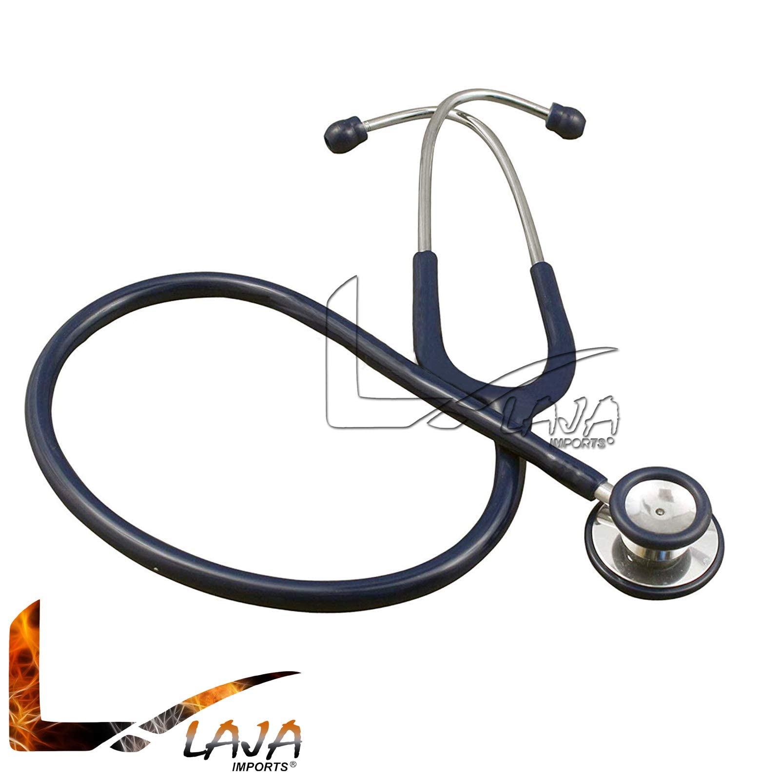 LAJA Imports Monitoring Stethoscope, Edition Chestpiece, Tube (Blue)