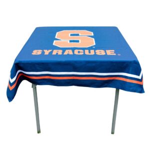 college flags & banners co. syracuse orange logo tablecloth or table overlay