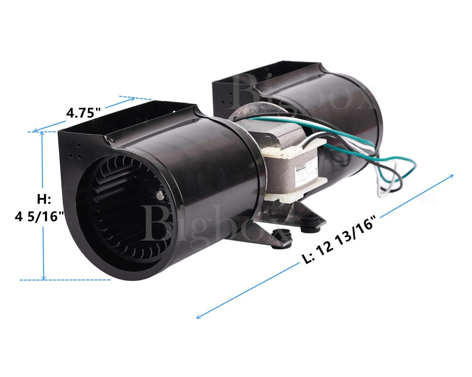 Replacement Fireplace Blower Kit for Heat-N-Glo, Hearth and Home, Quadra Fire, GTI, Heatilator, Majestic, Superior, Monessen, Vermont Castings Fireplace, GFK-160A GFK-160 FAB-1600 Fireplace Blower Kit