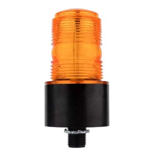 tomar 495s-120-a microstrobe 1/2"-14 npsl male thread mount base, 120vac (amber, 1/2" male thread mount (120 vac))