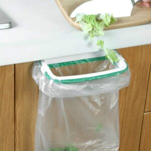 Garbage Bag Rack Over Cabinet Door Trash Bag Holder Kitchen Sink Organizer Multifunction Storage Shelf RV Bathroom Dorm Room Office