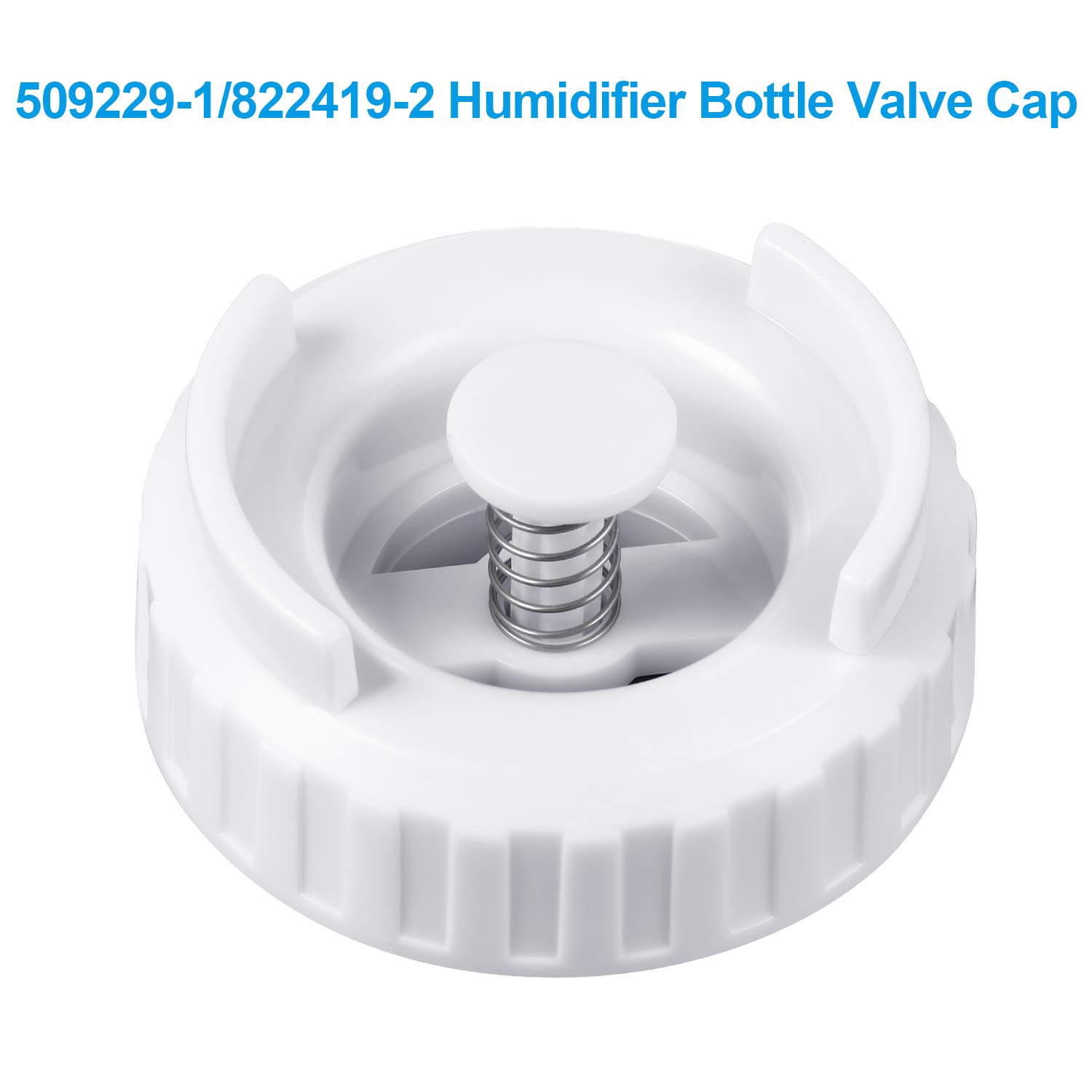 Mudder 509229-1 822419-2 Humidifier Bottle Valve Cap Valve Caps for Humidifier Compatible with Kenmore Moistair Emerson Essick Fits for 758144071 758144170 758144070 758154200 758144150 (2)