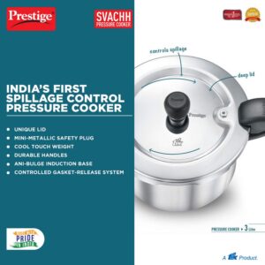 Prestige Svachh 3 LT Aluminium Pressure Cooker