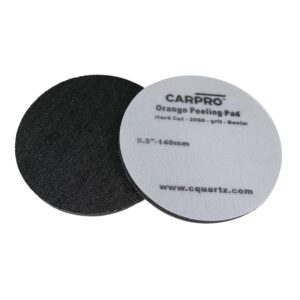 carpro denim orange peel removal pad (v2) - upper paint layer clear coat scatch repair - 5.5" (1 pack)