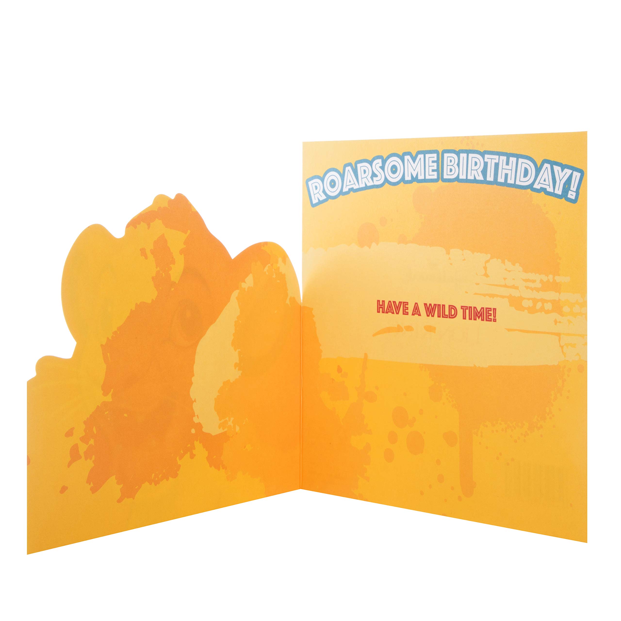 Hallmark Birthday Card for Kids - Die-Cut Lion King Simba Design