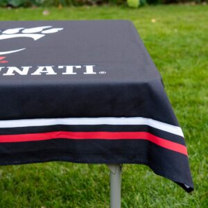 College Flags & Banners Co. Cincinnati Bearcats Logo Tablecloth or Table Overlay