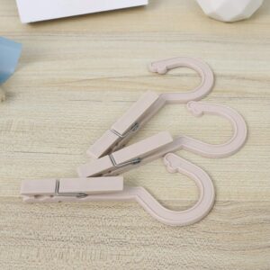 TOPBATHY 3pcs Clothes Hanger Laundry Hooks Hanging Clips Travel Hanger Portable Clothes Rack Windproof Hanger Hanging Clothespins Coat Hanger Multifunction