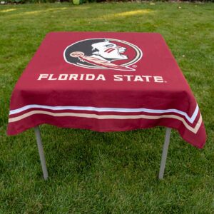 College Flags & Banners Co. Florida State FSU Noles Logo Tablecloth or Table Overlay