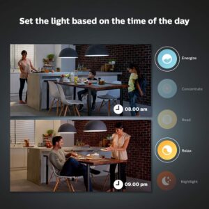 Philips Hue Wireless Smart Light Switch Button, White - 1 Pack - Portable and Battery Powered - Smart Home Control - Requires Hue Bridge - Easy, No-Wire Installation