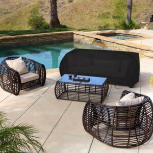 Onlyme Outdoor Patio Bench Cover Waterproof, 2 Seater, Loveseat, Sofa, Glider, Furniture Cover