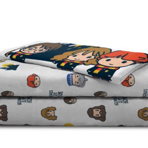 Harry Potter Hogwarts is My Home 3 Piece Twin Sheet Set (Offical Harry Potter Product)