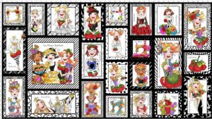 loralie designs sew curious! fabric panel for quilting