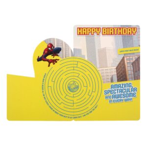 Hallmark Birthday Card For Kids - Spider-Man Design With Activity