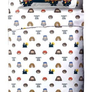 Harry Potter Hogwarts is My Home 3 Piece Twin Sheet Set (Offical Harry Potter Product)