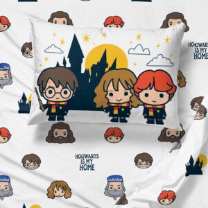 Harry Potter Hogwarts is My Home 3 Piece Twin Sheet Set (Offical Harry Potter Product)