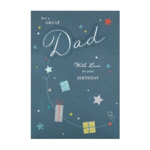 Hallmark Birthday Card for Dad - 3D Text Design