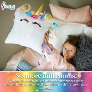 Unicorn Pillow Kit - No Sew Unicorn Craft Kit - Gifts for Girls, Arts and Crafts for Kids Ages 8-12 - Unicorn Toys for 6 Year Old Girl Gifts, Birthday, Easter, Toddlers, Teens